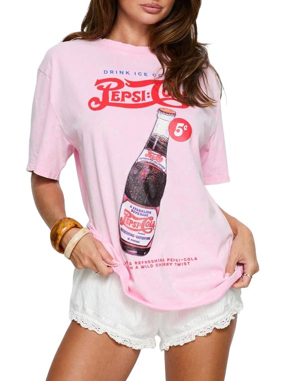 PRINCESS POLLY Princess Polly Pepsi Cola Oversized Graphic T-Shirt